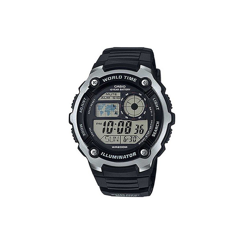 Reloj CASIO Cockpit original AE2100W para jóvenes y hombres en 3 colores